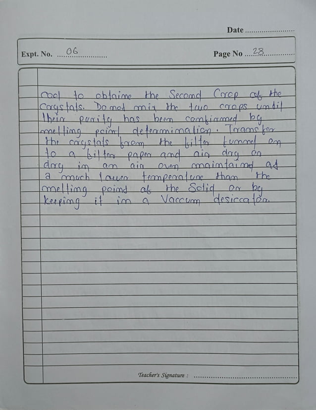 Bsc 1st Year Chemistry Practical File | PDF