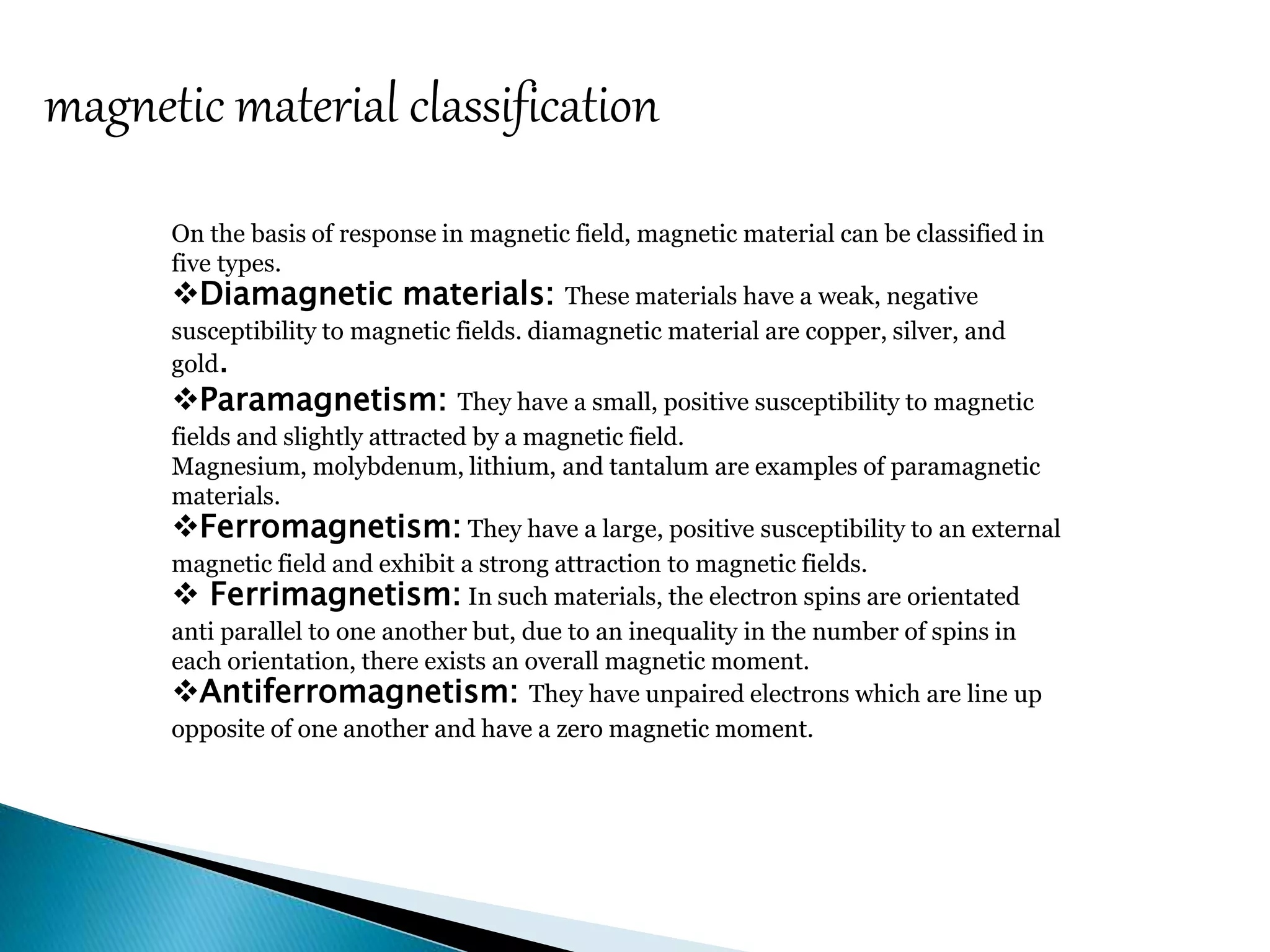Magnetic Material | PPTX