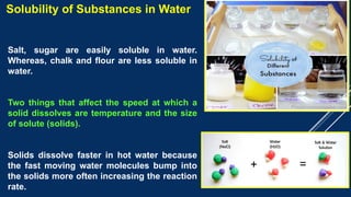 Chemistry of Solutions including ferrofluid | PPT