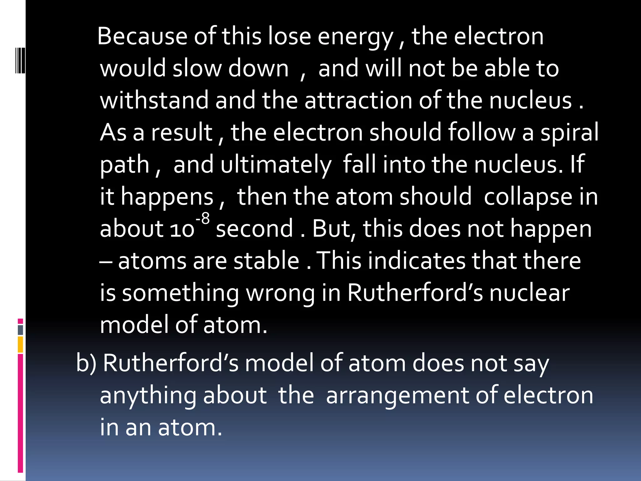 RUTHERFORD ‘ S MODEL OF AN ATOM | PPTX