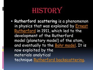 RUTHERFORD ‘ S MODEL OF AN ATOM | PPTX