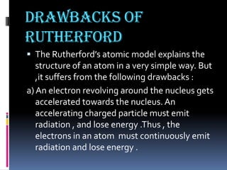 RUTHERFORD ‘ S MODEL OF AN ATOM | PPTX
