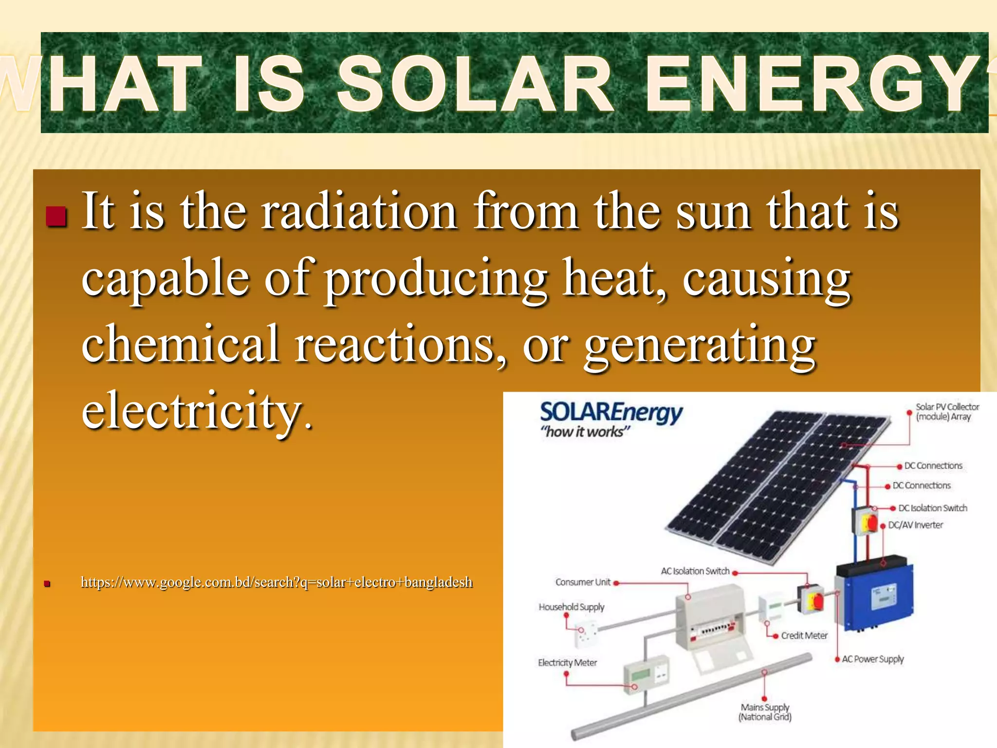 converting sunlight into electrical energy | PPT