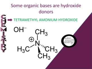 ORGANIC BASES | PPTX