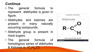 Carbonyl Compounds (Aldehydes & Ketones) Full Explanation | PPTX