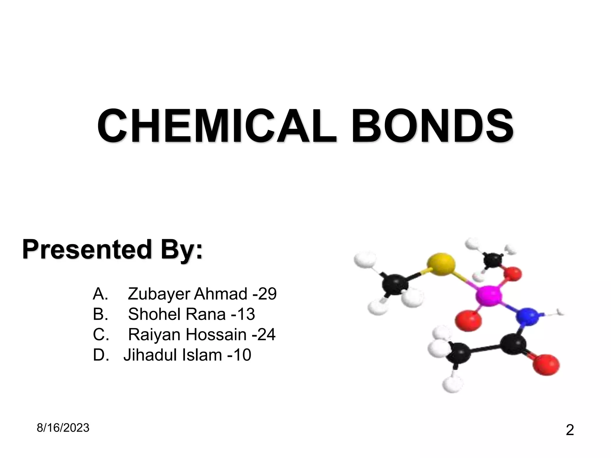 Chemical Bonds.pptx | Chemistry | Science
