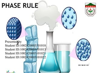 Chemistry Presentation on phase rules.pptx