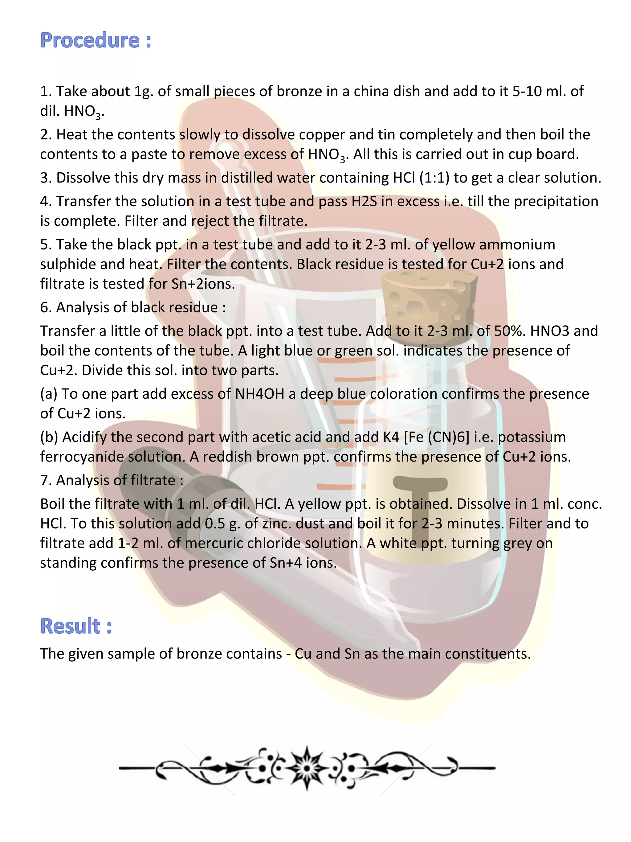 Chemistry class 12 project on study of Constituents of Alloy | PDF
