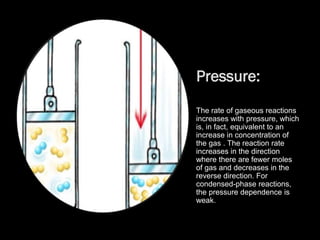 factors affecting the reaction rate | PPTX