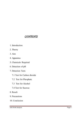 Soft Drink Analysis | DOCX