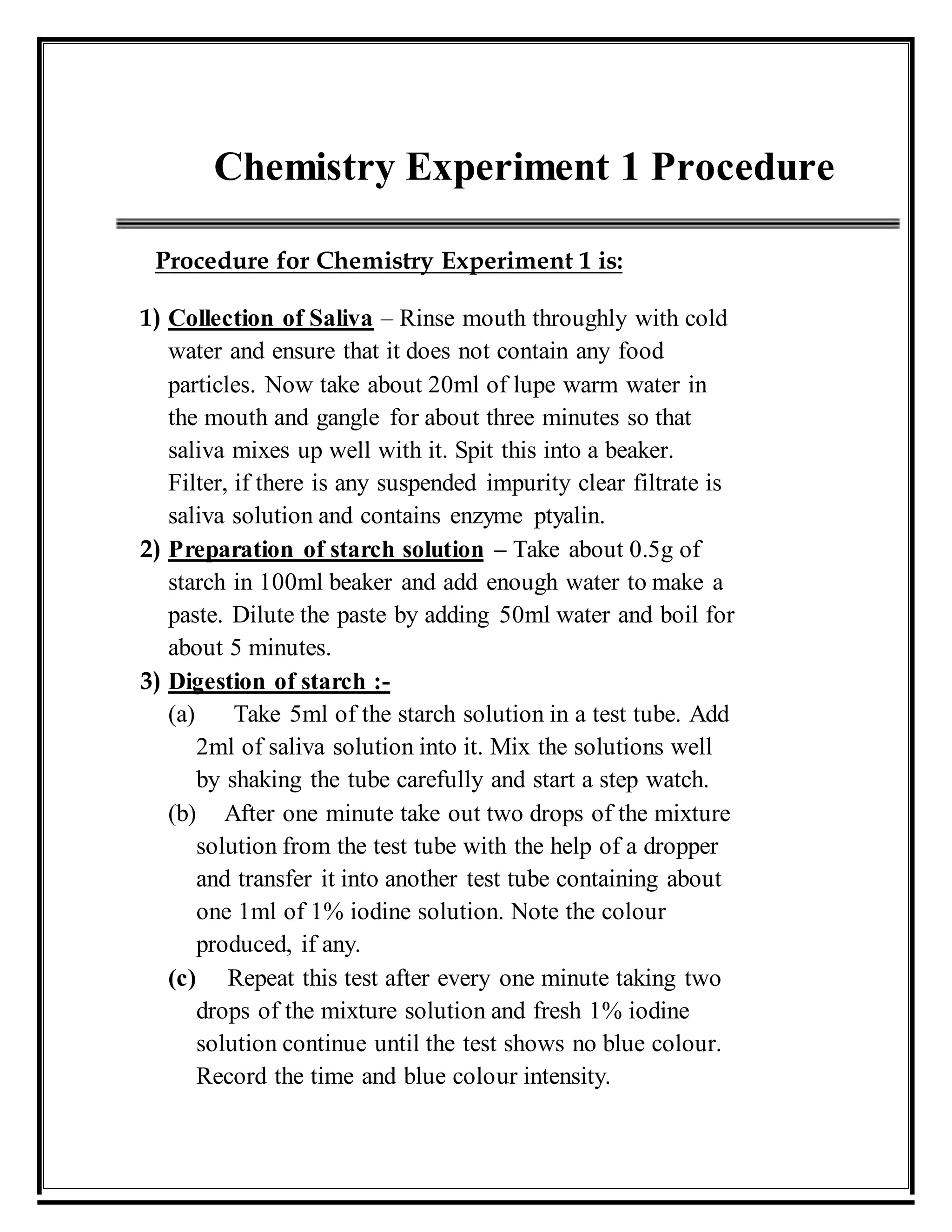 Chemistry project for Class 12 | DOCX
