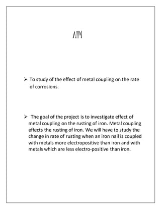 Chemistry project | DOCX