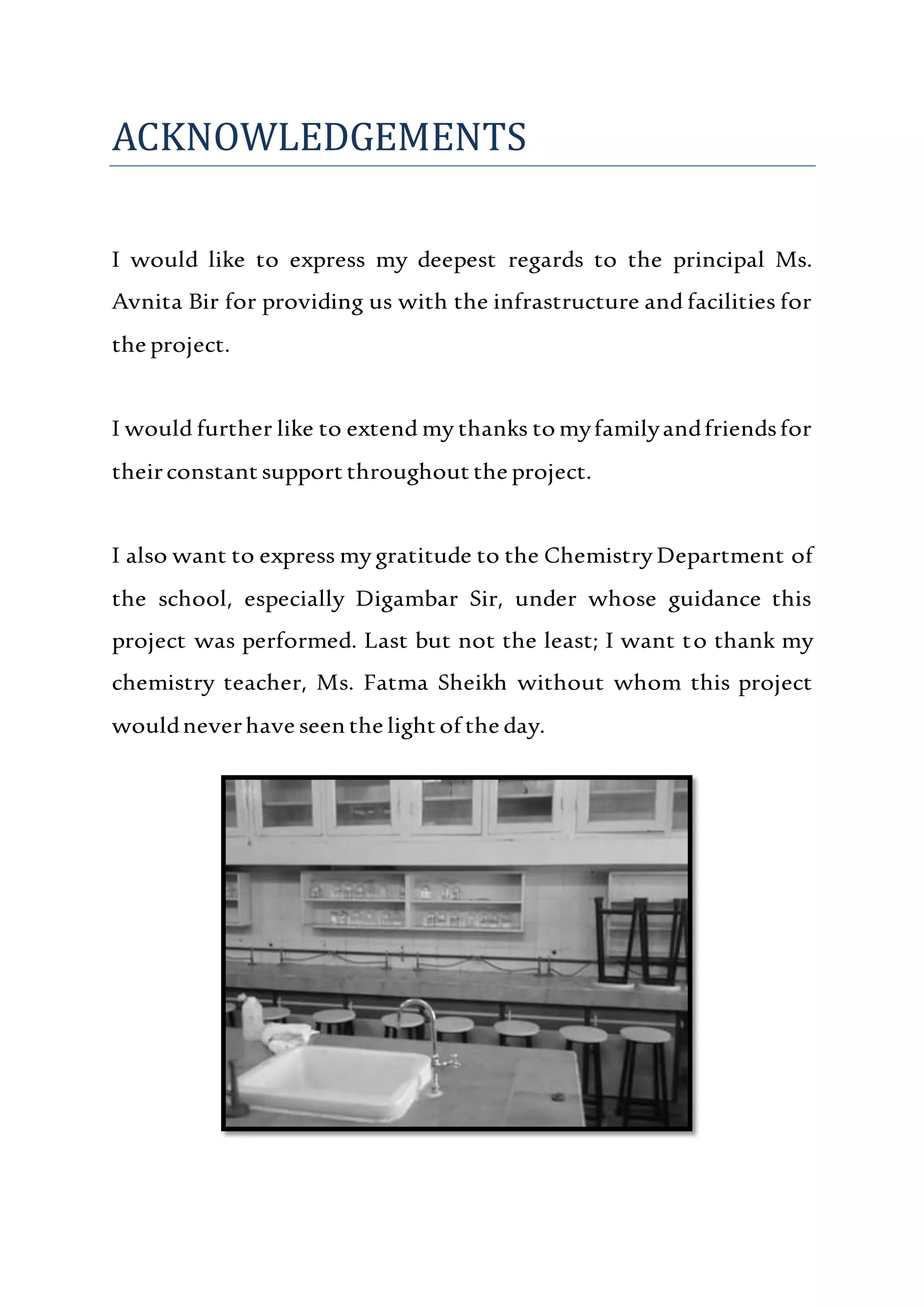 Chemistry project | DOCX