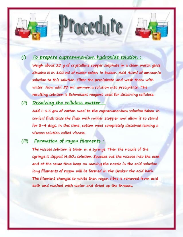 Chemistry project xii | DOCX | Chemistry | Science