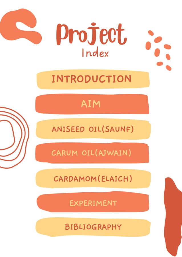 Chemistry project for class 12 on extracting essential oils from seeds ...