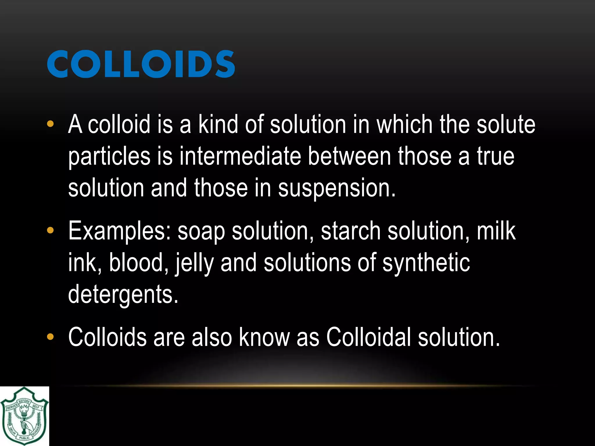 PPT on types of solution | PPTX