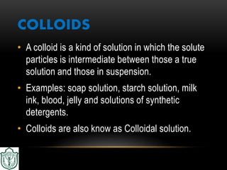 PPT on types of solution | PPTX