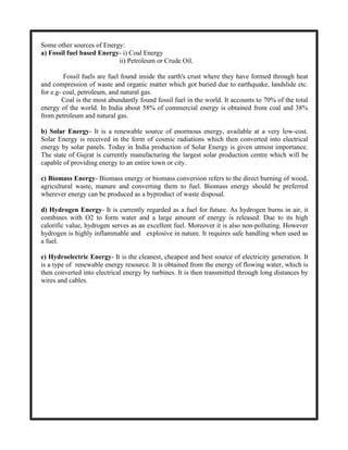 Project on Energy Conservation | PDF