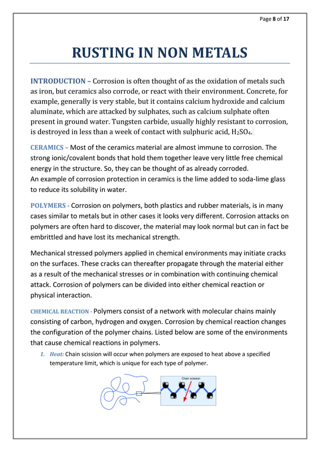 12th CHEMISTRY PROJECT - RUSTING OF IRON | PDF