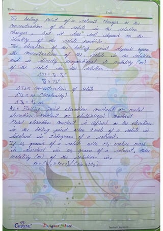 Chemistry project on colligative properties of class 12 CBSE 2022-2023 ...