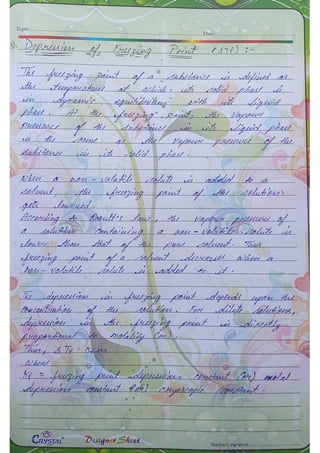 Chemistry project on colligative properties of class 12 CBSE 2022-2023 ...