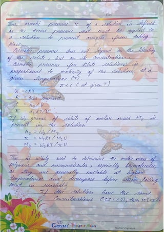 Chemistry project on colligative properties of class 12 CBSE 2022-2023 ...