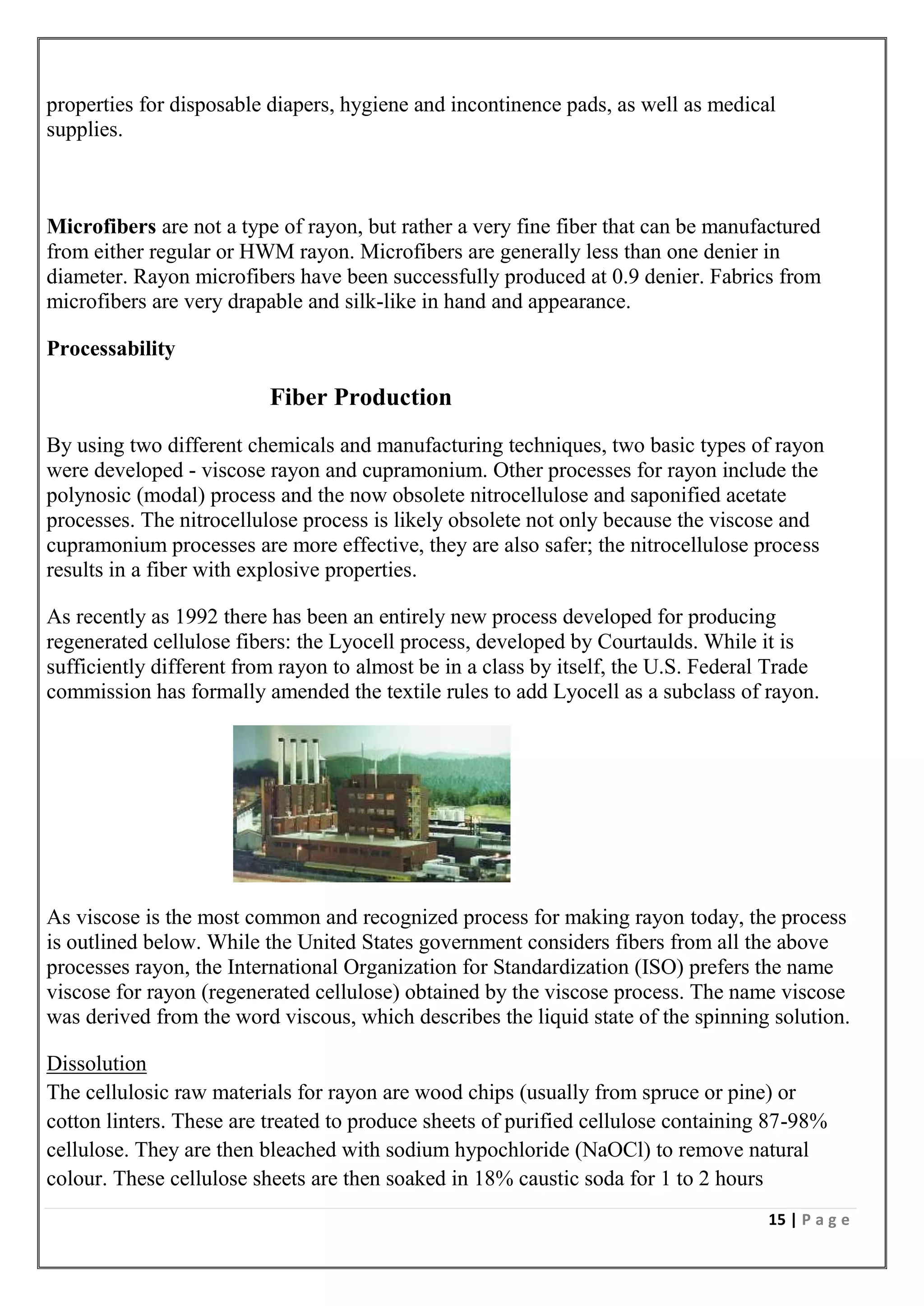 Chemistry project PREPARATION OF RAYON FROM FILTER PAPER | PDF