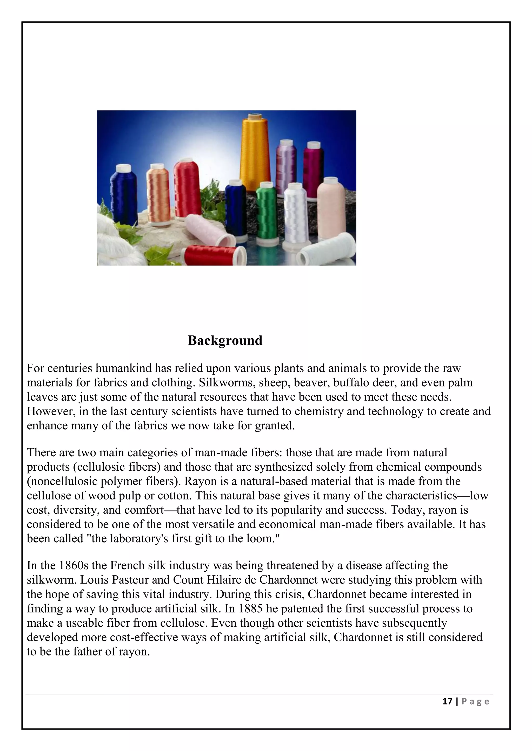 Chemistry project PREPARATION OF RAYON FROM FILTER PAPER | PDF