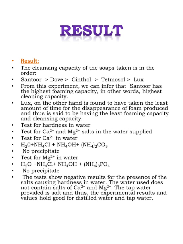 Chemistry project ON SAPONIFICATION | PPTX | Skin Care | Beauty
