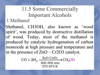 Alcohols, Phenols, and Ethers | PPT