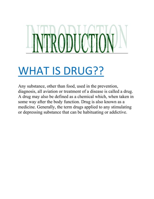 Chemistry project work | DOCX | Illegal Drugs, Tobacco, eCigarettes ...