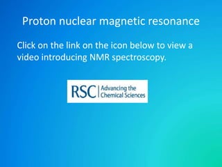 Chemistry Proton NMR Spectroscopy for Undergraduate Students.ppt