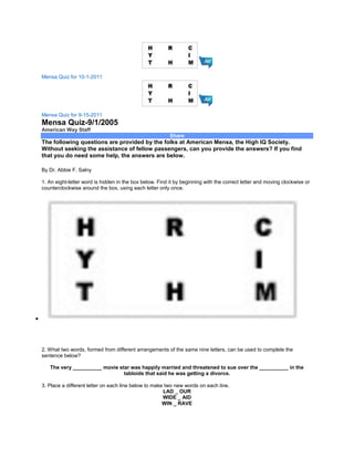 Chemistry questions i | PDF