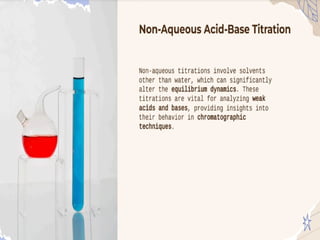 Equilibrium principle Aqueous and non-aqueous acid base titration | PPT