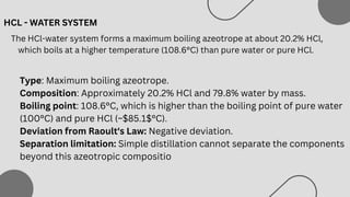 NON-IDEAL system-azeotropes-hcl-h20 and ethanol -water system | PDF