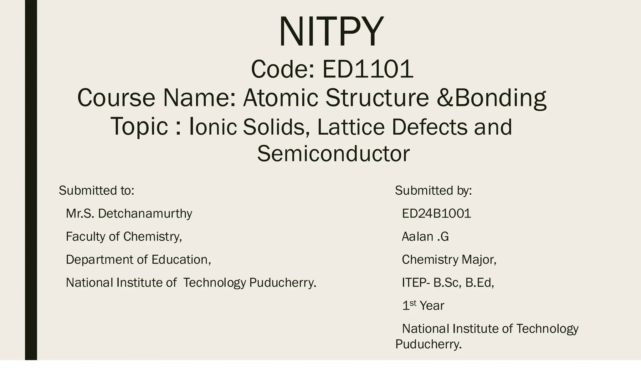 Ionic Solids,Lattice Defects & Semiconductor | PDF