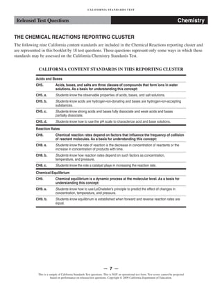 Chemistry star test | PDF