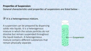 Chemistry Suspension ppt on matter in chemistry suspension .pptx