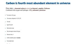 The Chemistry of Carbon | PPT