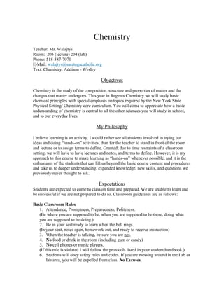 Chemistry syllabus 2008 | DOC