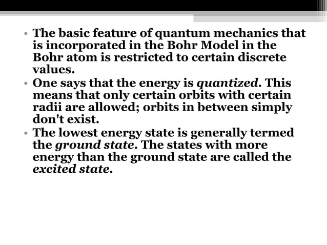 Bhor's Atomic model | PPT | Chemistry | Science