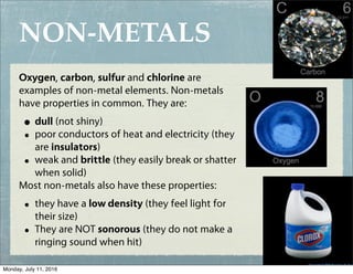 Unit 7 - Elements and Compounds | TEST #2 | PDF