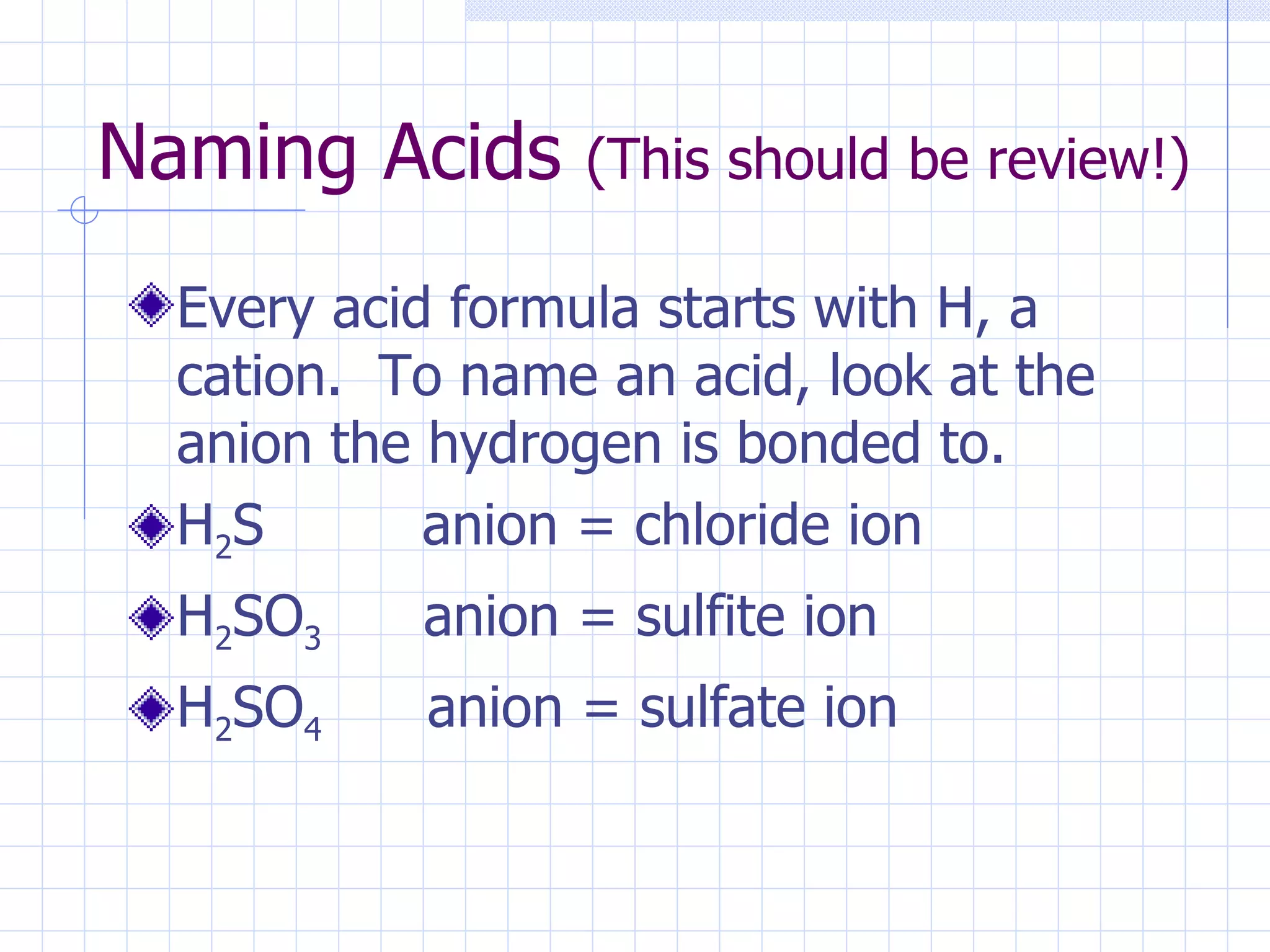 Chemistry unit 7 notes | PPT