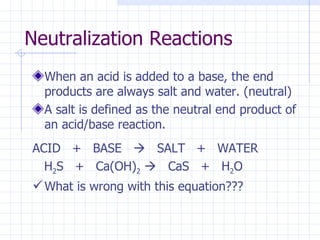 Chemistry unit 7 notes | PPT