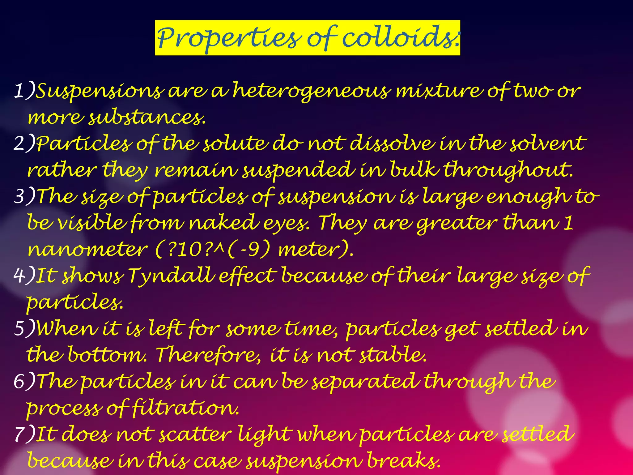 solutions, suspensions, colloids | PDF