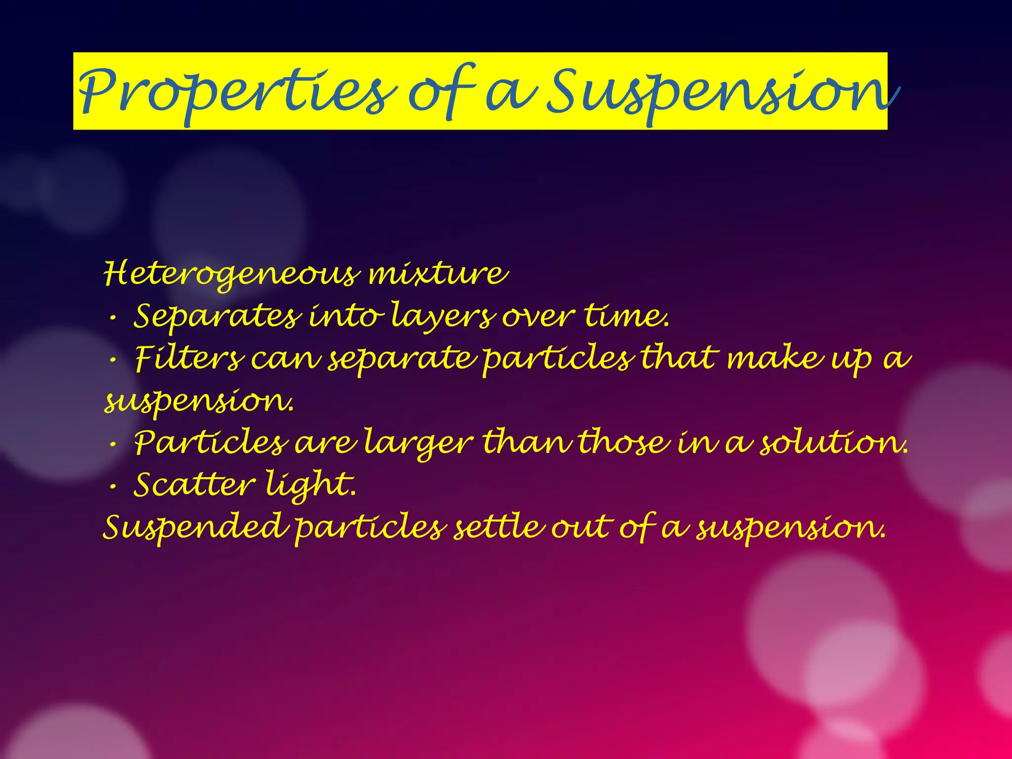 solutions, suspensions, colloids | PDF