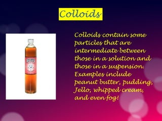 solutions, suspensions, colloids | PDF