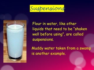 solutions, suspensions, colloids | PDF