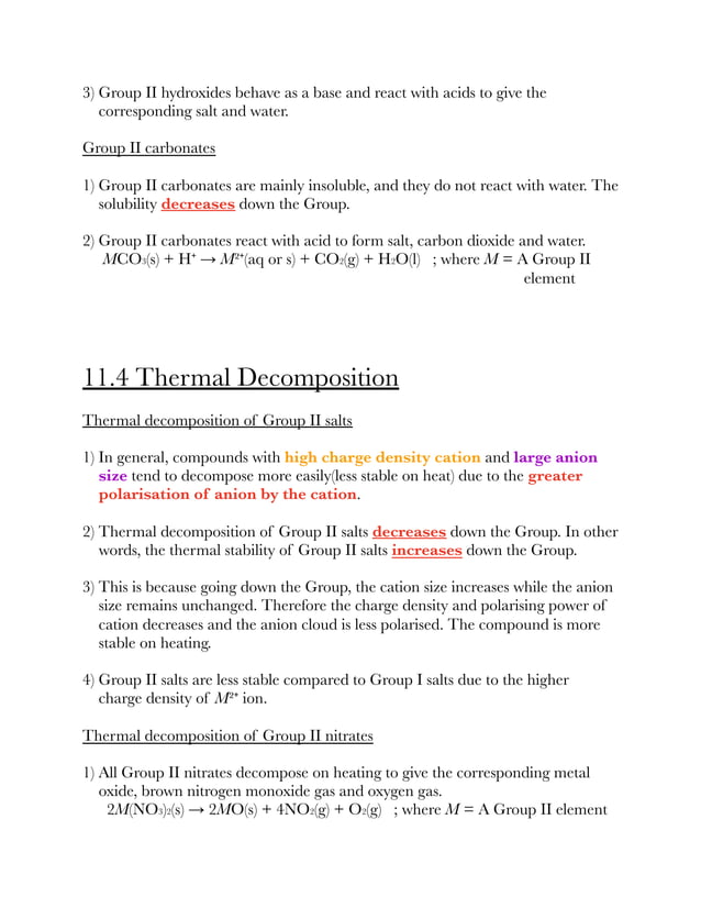 Chemistry zimsec chapter 11 group ii | PDF