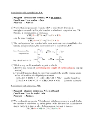 Chemistry zimsec chapter 16 halogen derivatives | PDF